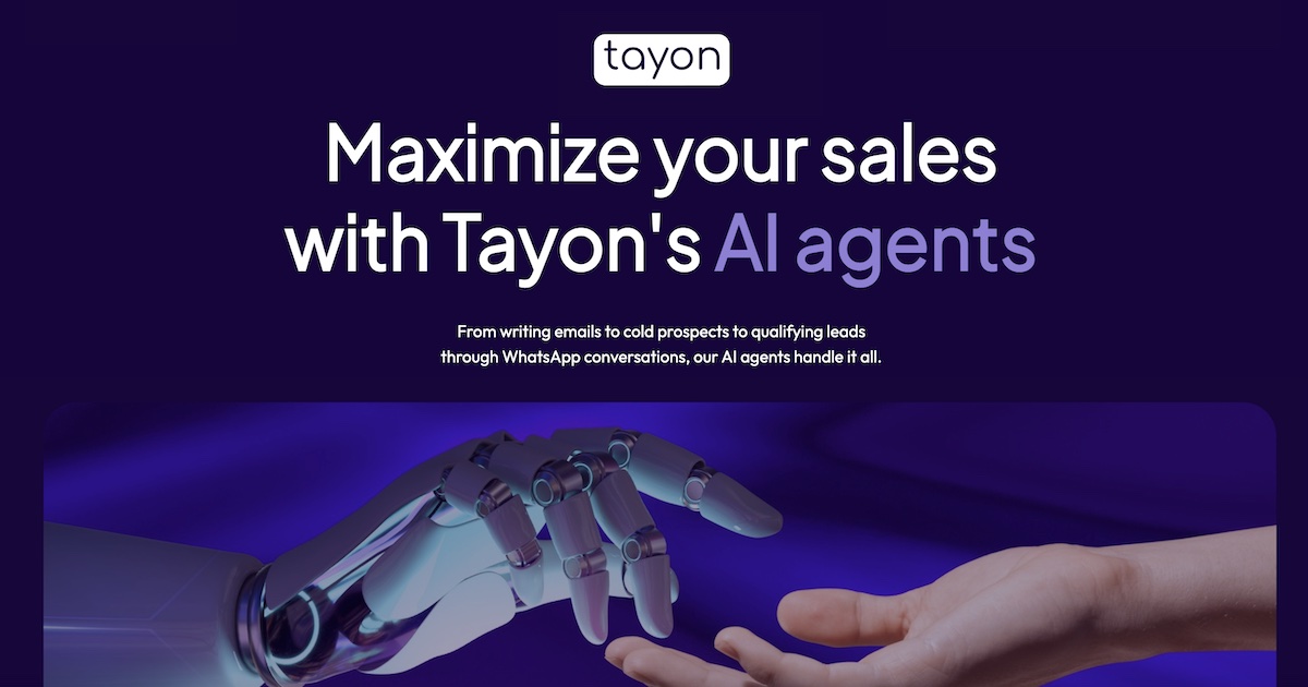 Tayon.ai - Onboarding